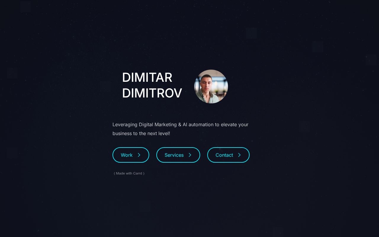 Dimitar Dimitrov - Digital Marketing Consultant